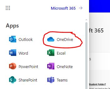 Navigating your OneDrive Student Folder – Camosun BSN Program